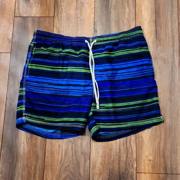 Caribbean Joe | Swim | Caribbean Joe Mens Bathing Suit Size Large Blue ...